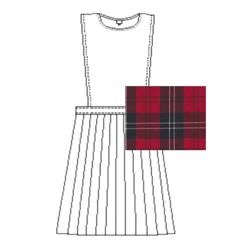 Assumption Catholic School A+ Plaid Knife Pleat Pinafore in P94**PRE ...