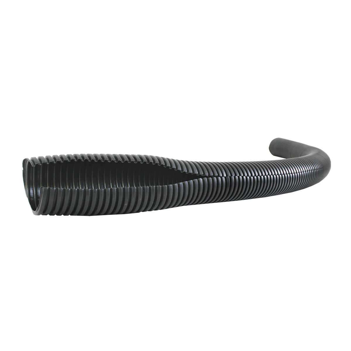 55114 Black Corrugated Split Loom - Grand General Accessories LLC