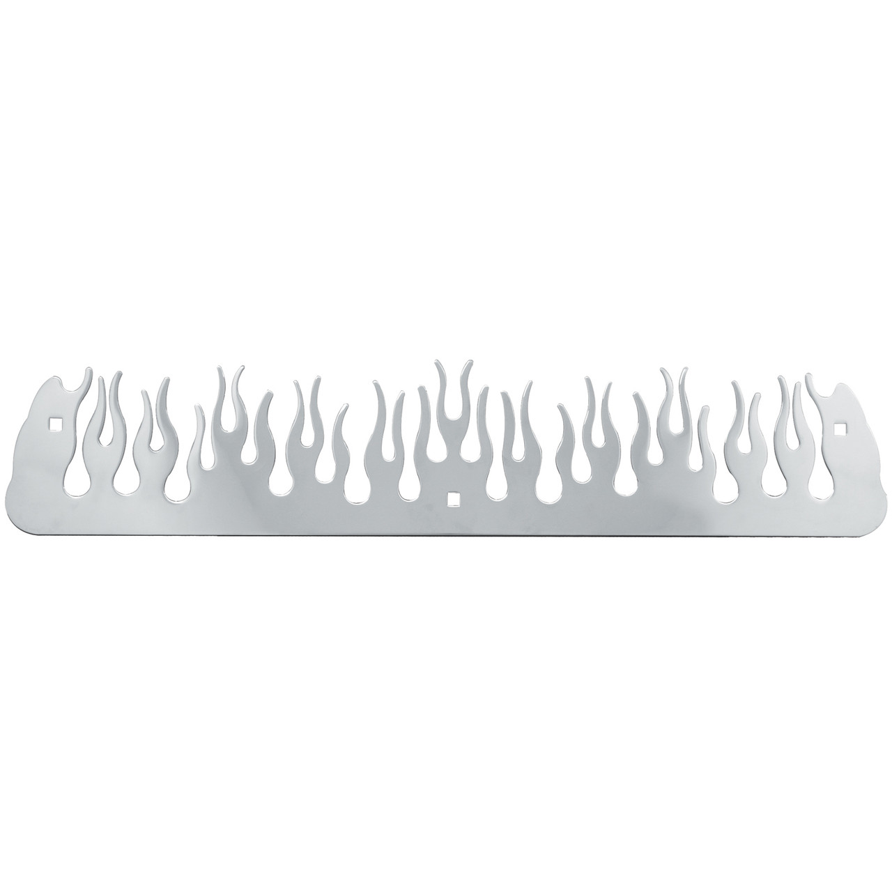 30131 Bottom Mud Flap Plate Flame Style - Grand General Accessories LLC