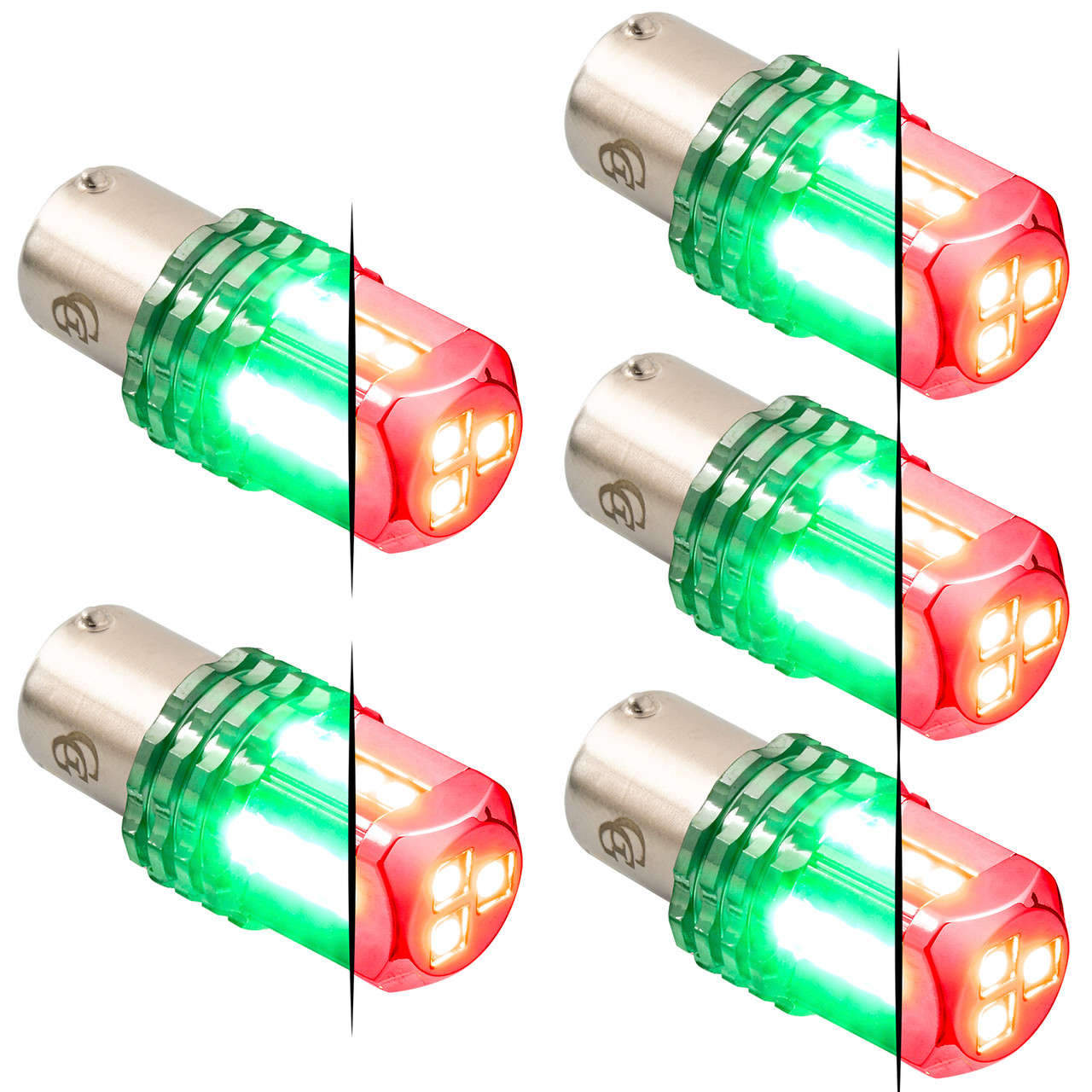 70828 1157 Dual Color LED Bulb - Red Primary - Grand General ...