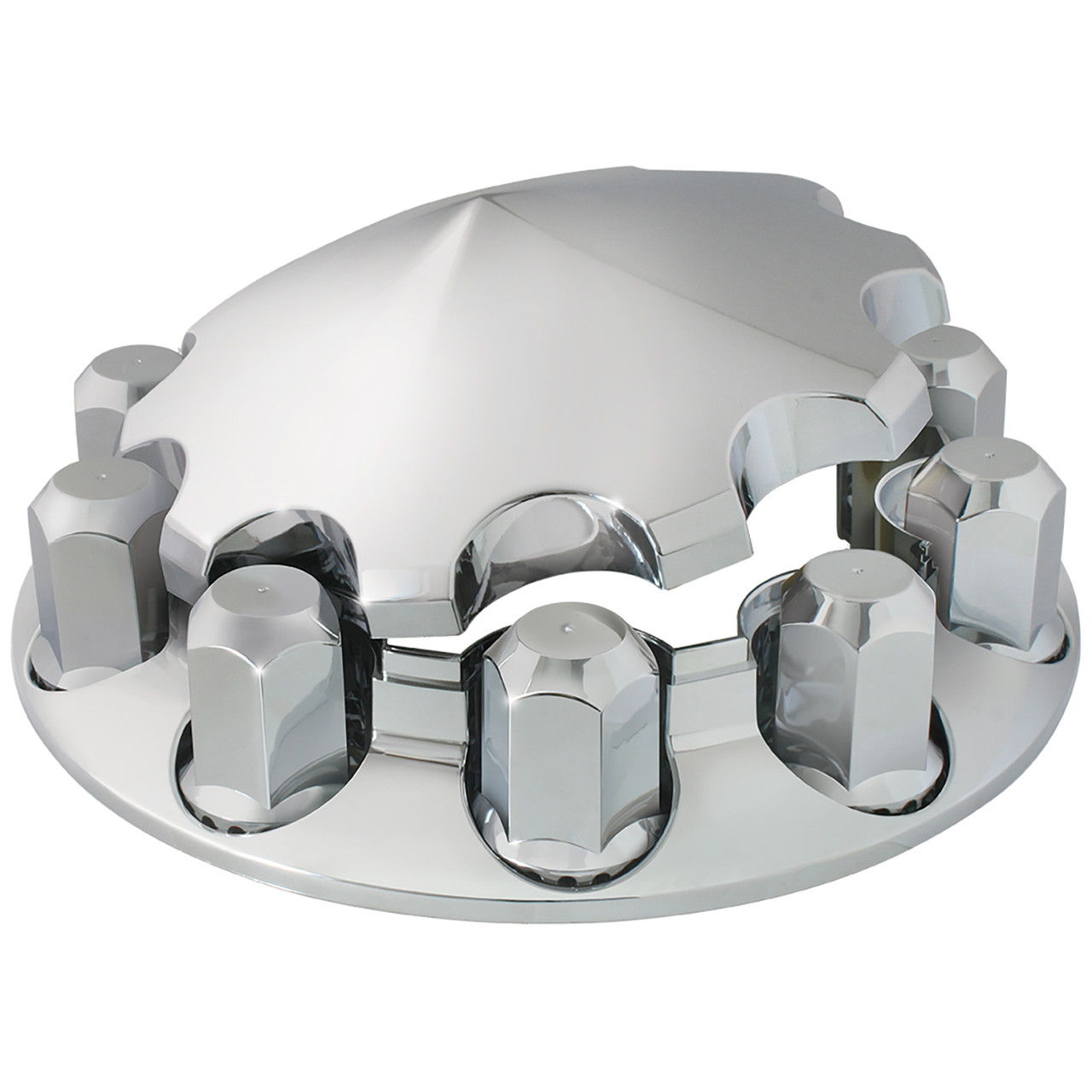 40183 Chrome Plastic Front Axle Cover Set with Locking Tabs - Grand ...