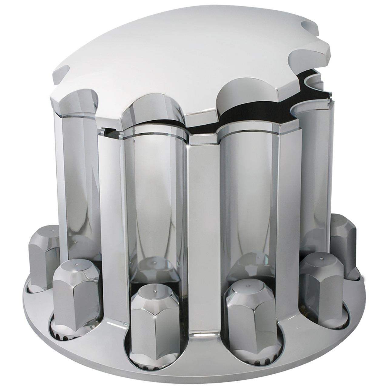 40191 Chrome Plastic Rear Axle Cover Sets with Locking Tabs - Grand ...