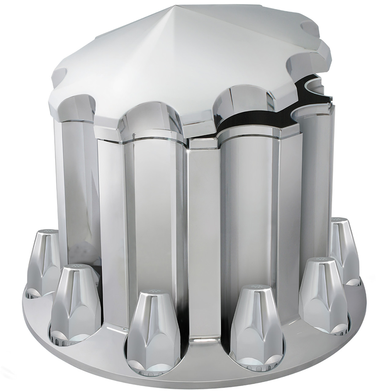 40192 Chrome Plastic Rear Axle Cover Sets with Locking Tabs - Grand ...