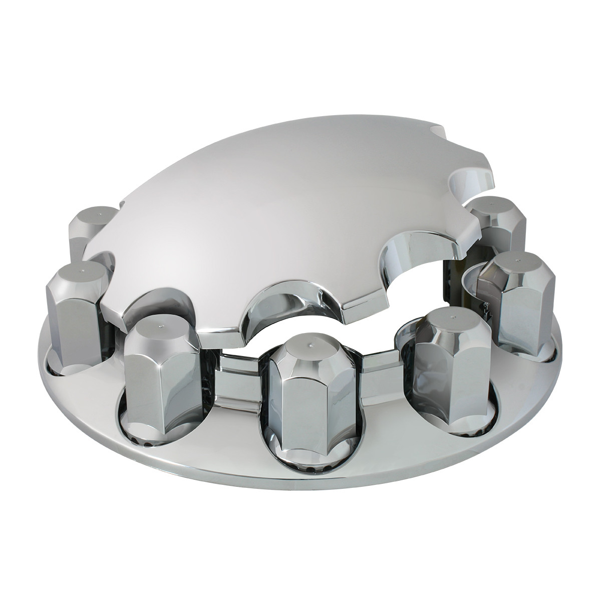 40181 Chrome Plastic Front Axle Cover Set with Locking Tabs - Grand ...