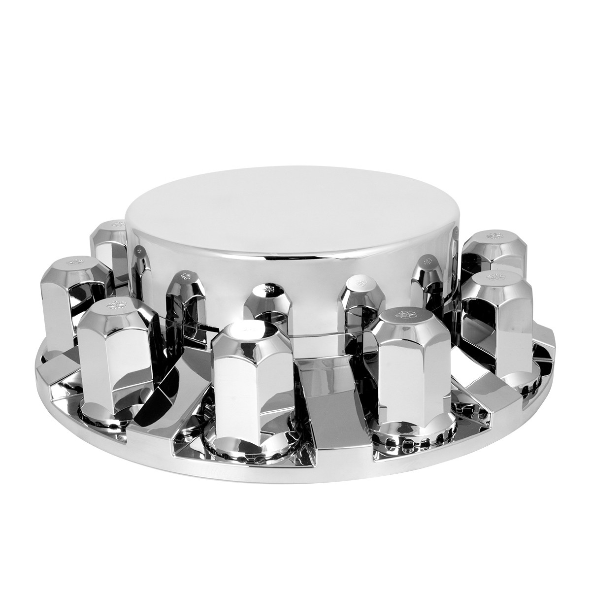 40255 Chrome Plastic Front Axle Cover Set with Locking Tabs - Grand ...
