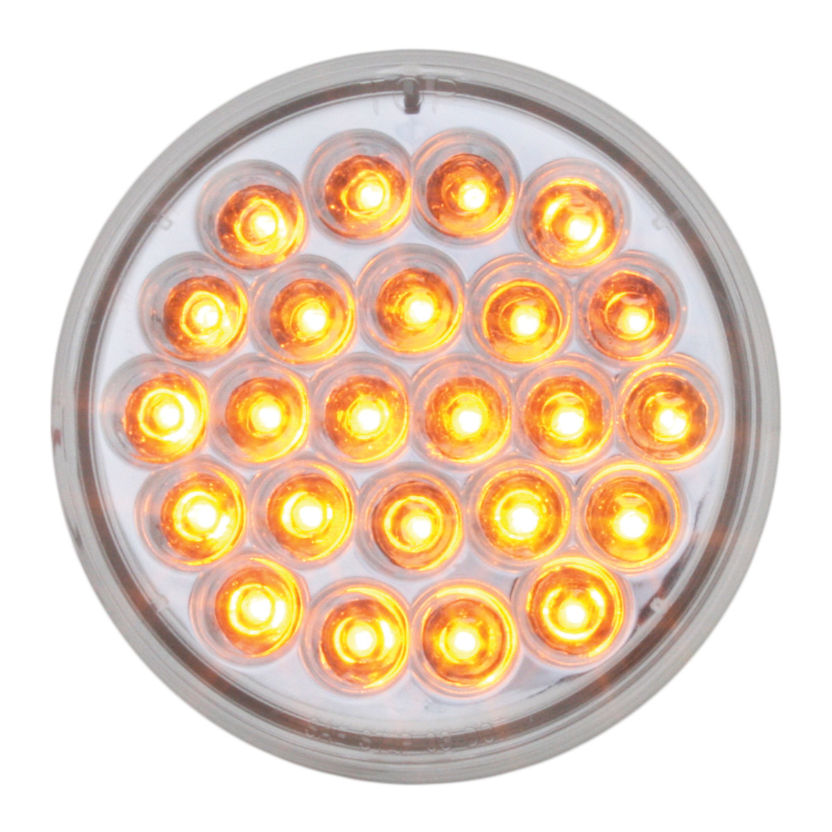 4" PEARL AMBER 24-LED LIGHT,