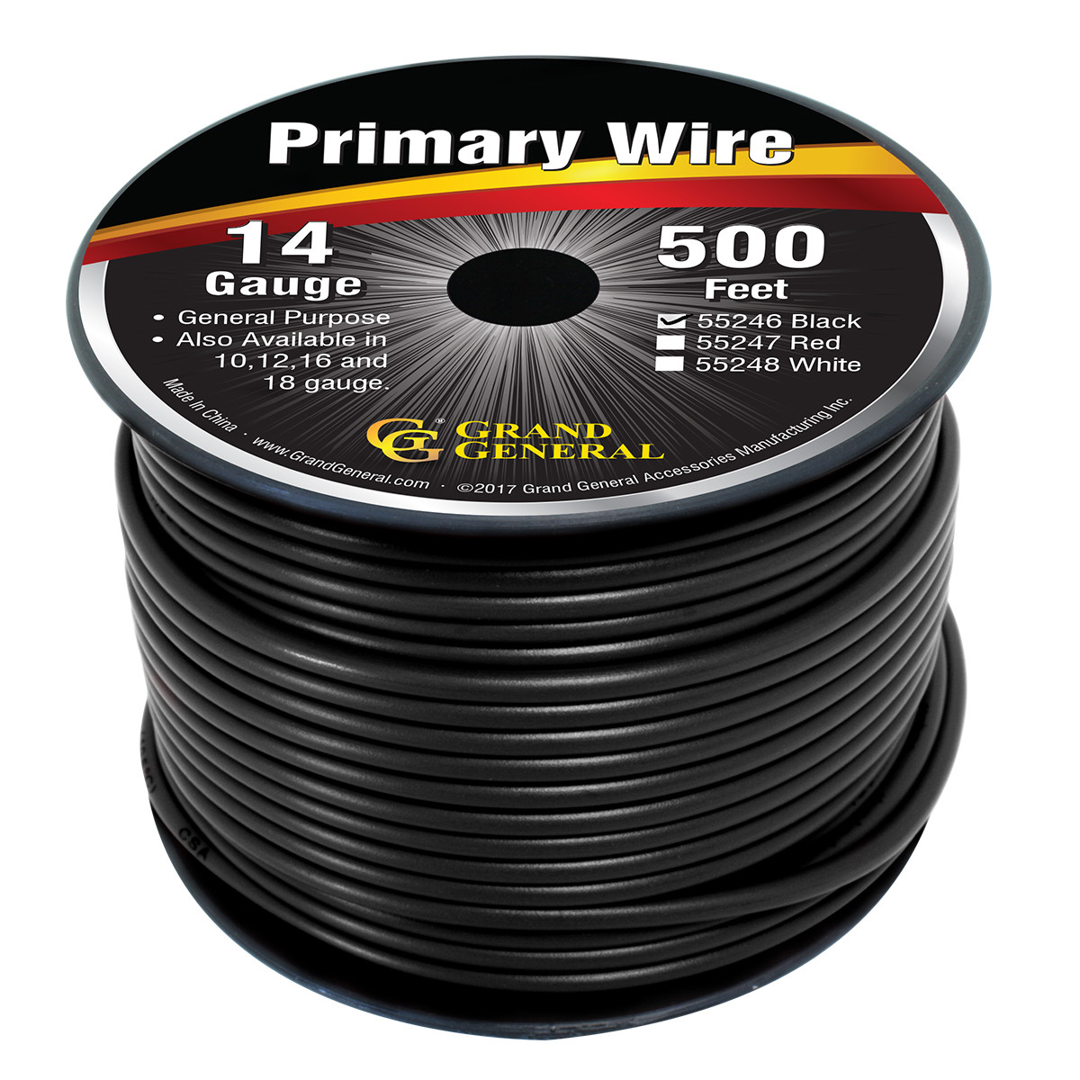 55246 500 Feet Primary Wire - Grand General Accessories LLC