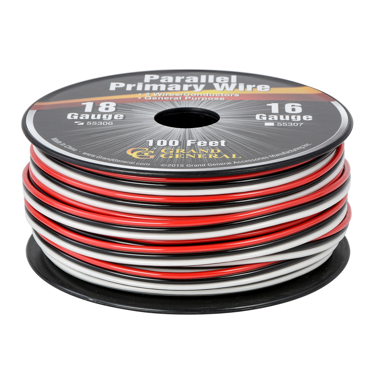55306 3 Parallel Primary Wire Roll - Grand General Accessories LLC