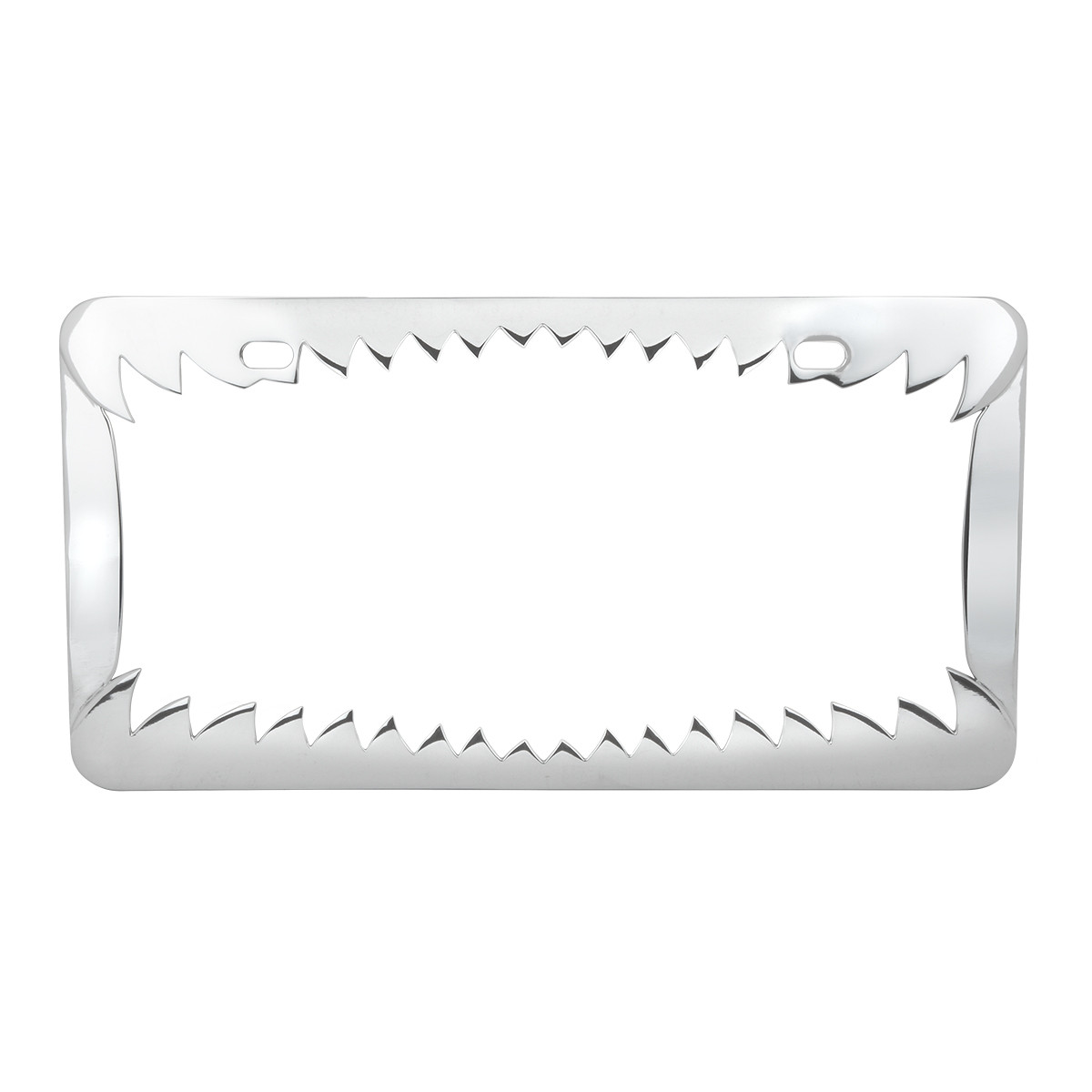 60461 Shark Teeth License Plate Frame w/ 2 Holes - Grand General ...