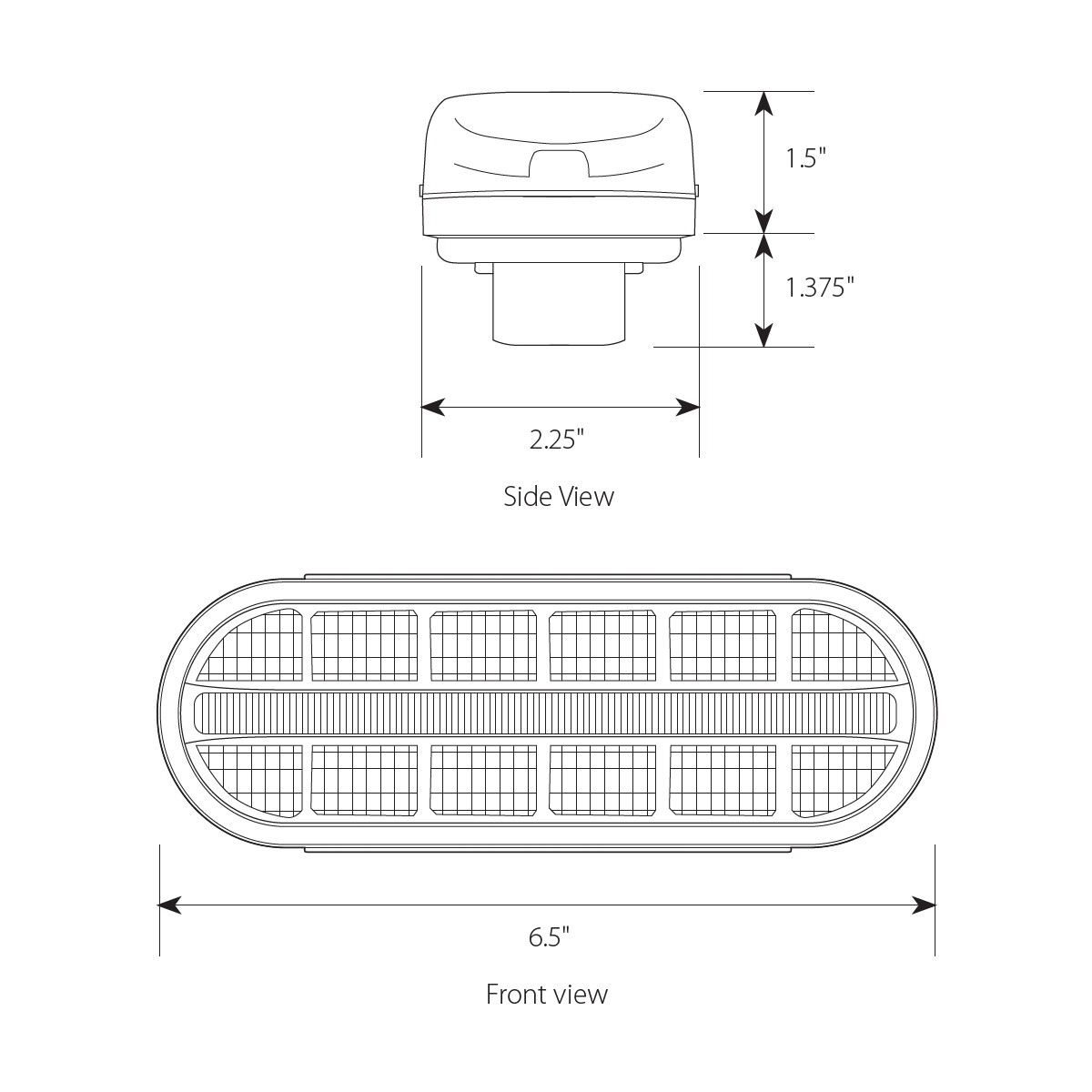 74850 Prime Spyder Series Oval LED Light - Grand General Accessories LLC