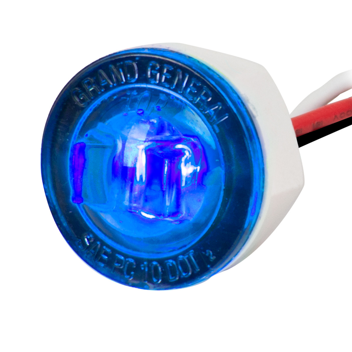 75372 1" Mini Dual Function Push/Screw Wide Angle LED Light in Smoke ...