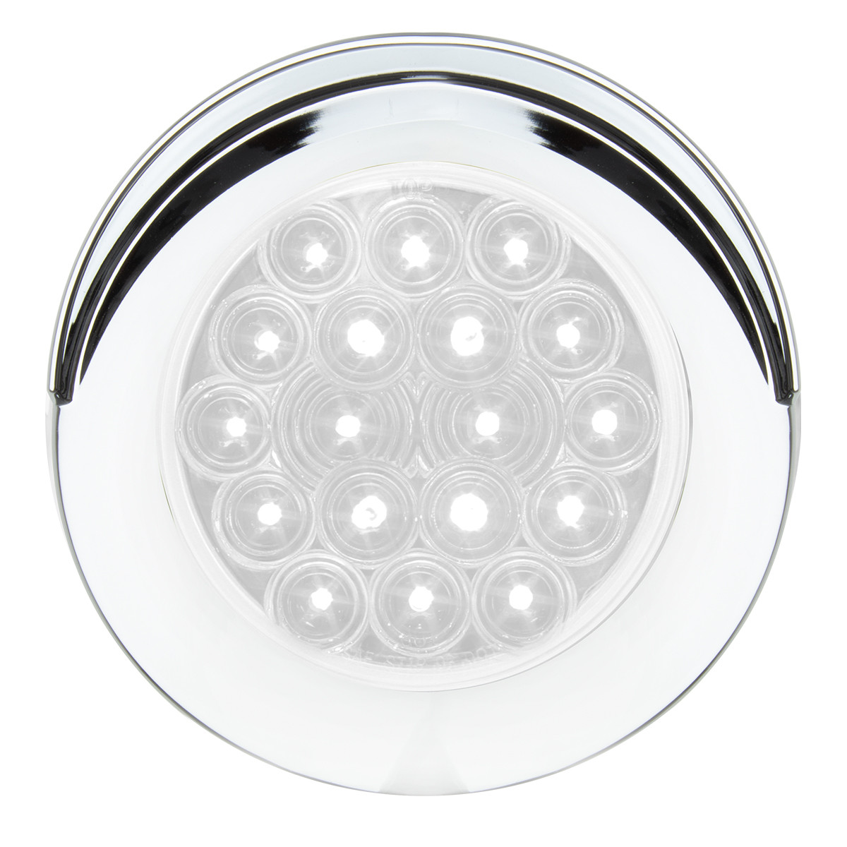 75889 Fleet Series 4" Flange Mount LED Light w/ Twist-On Bezel & 3 ...