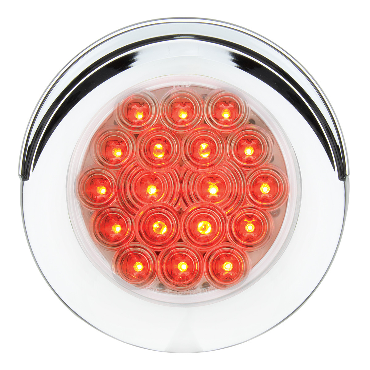 75888 Fleet Series 4" Flange Mount LED Light w/ Twist-On Bezel & 3 ...
