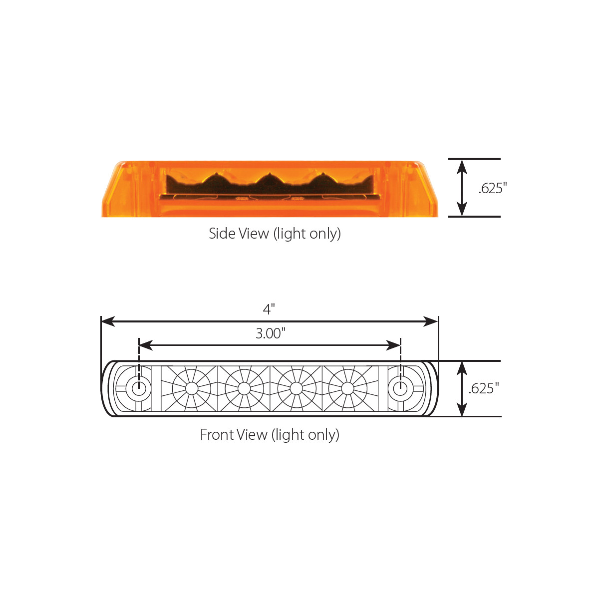 76082 Spyder Series 4" Surface Mount LED Light - Grand General ...