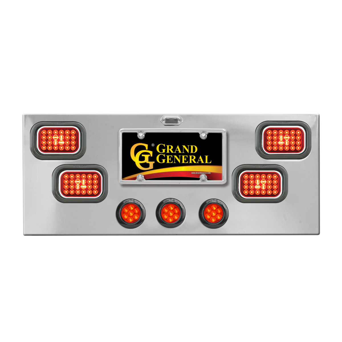 91443 Stainless Steel Rear Center Light Panel - Grand General ...