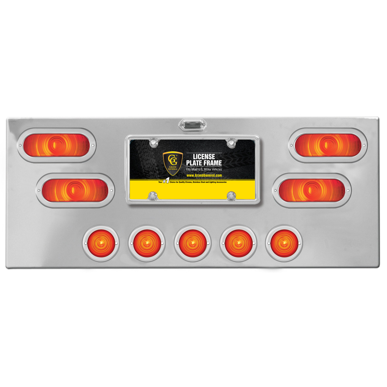 91644 Stainless Steel Rear Center Light Panel - Grand General ...