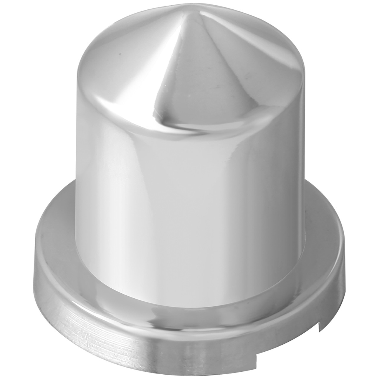 10131 Pointed Top Multi-Size Cr Pl Lug Nut Cvr w/Flange Over 1" H ...