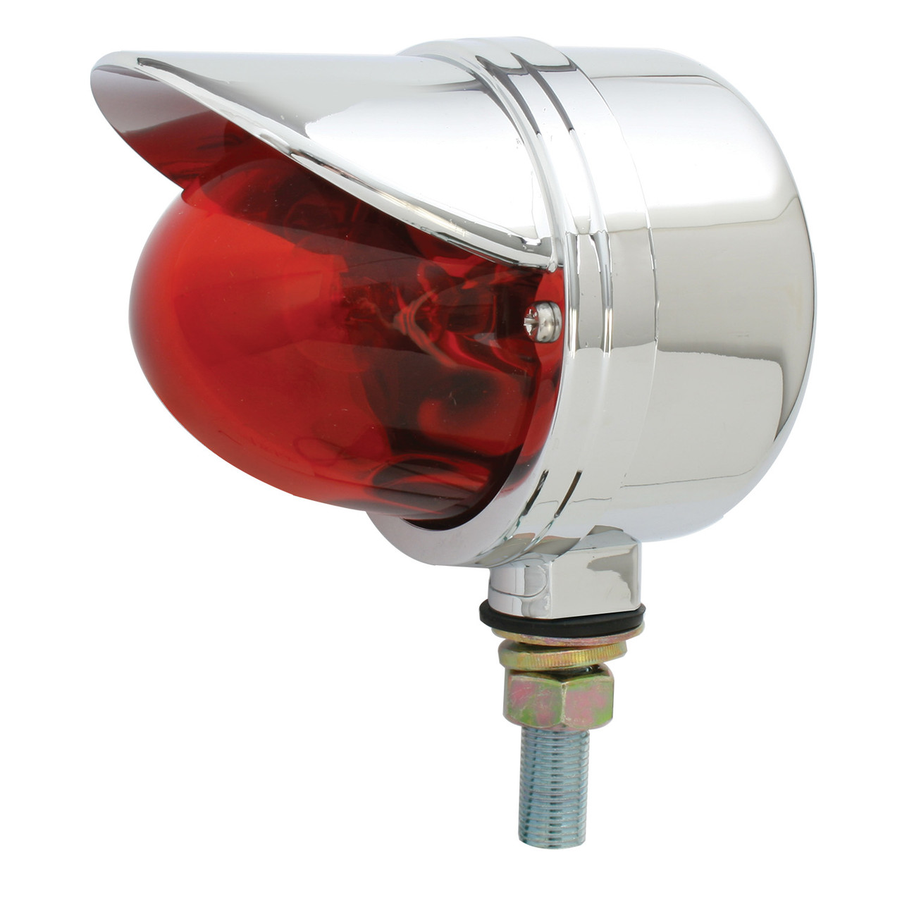 78120 Single Face Chrome Die Cast Auxiliary Color Glass Lens Light ...