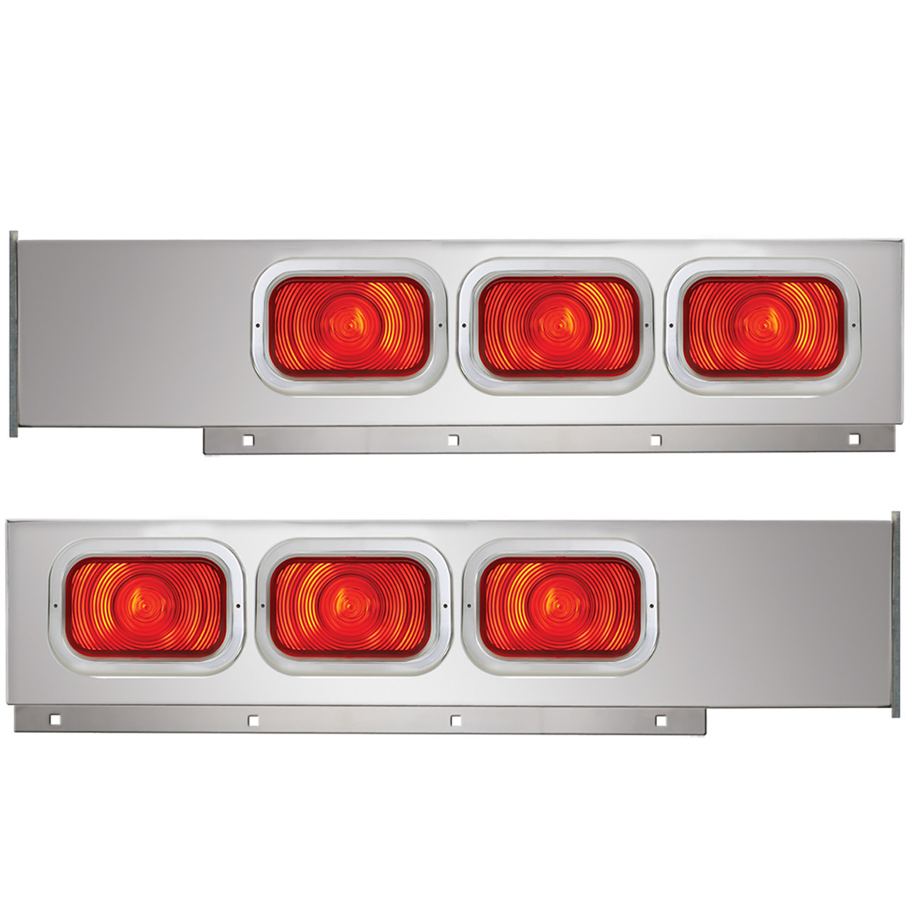 80360 2-Pc Chrome Plated Steel Light Bar - Grand General Accessories LLC
