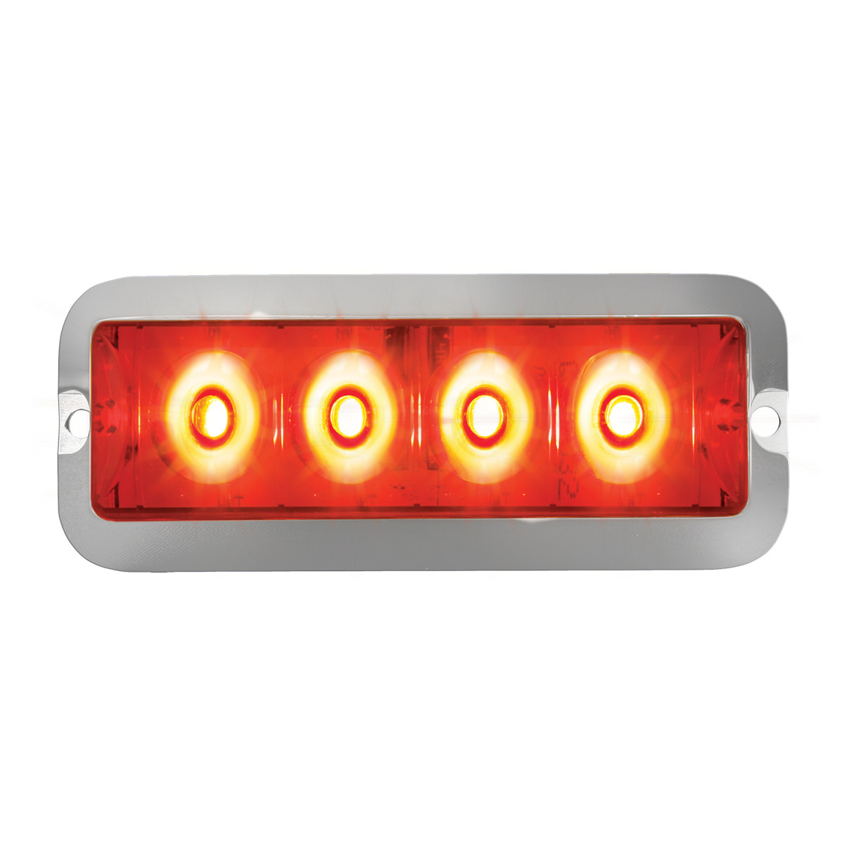 76532 Medium Rectangular 4 LED Strobe Light w/ Aluminum Base - Grand ...