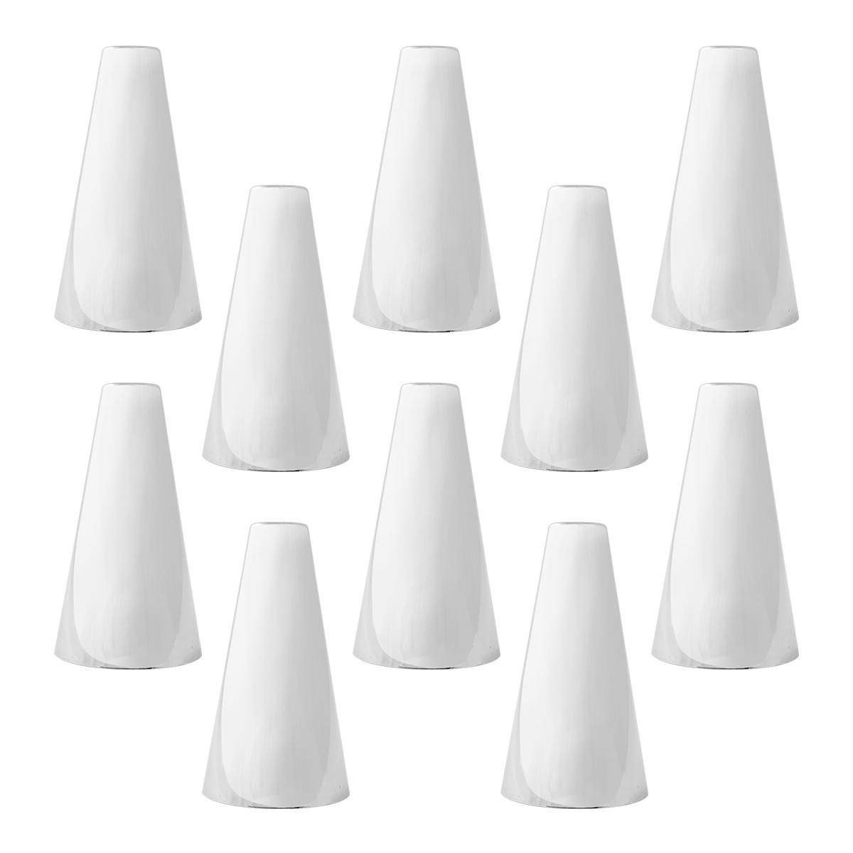 10248SP Cone Flat Top Chrome Plastic Lug Nut Cover - Grand General ...