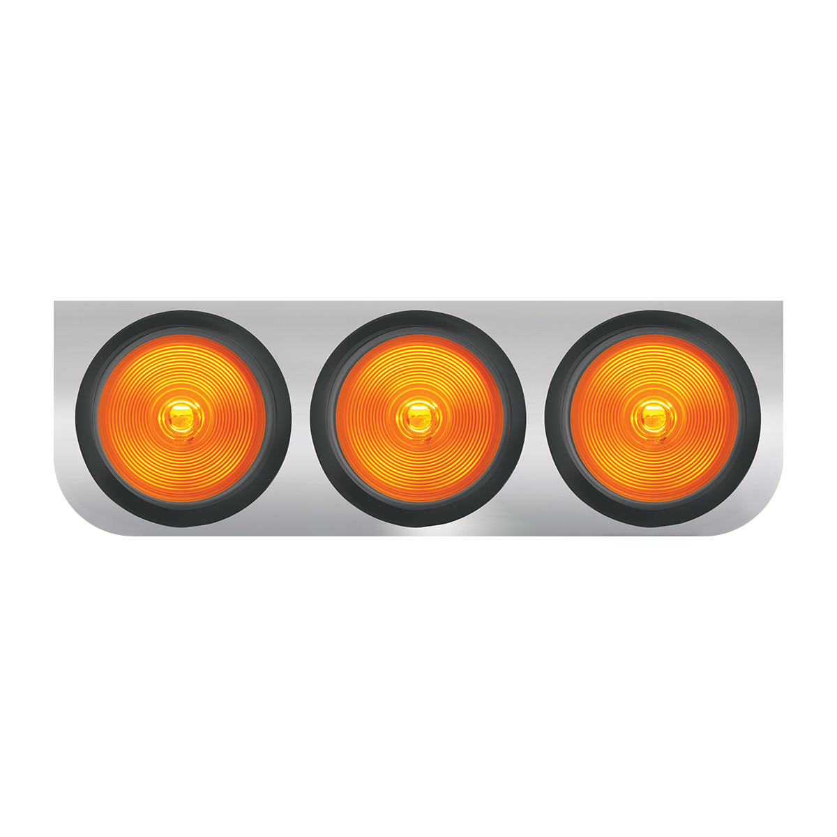 81504 Stainless Steel L Bracket with Triple 4" Round Lights - Grand ...