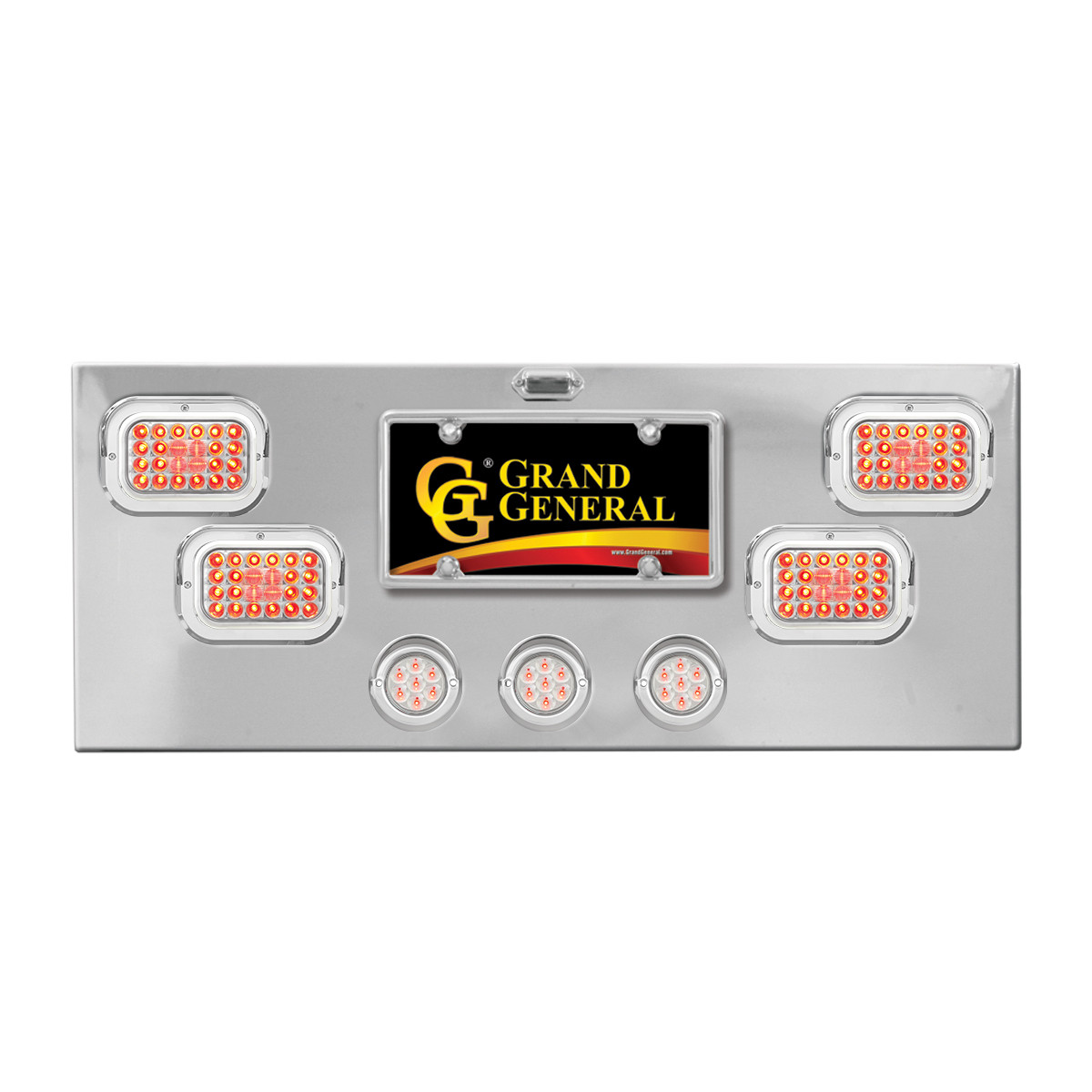 91442 Stainless Steel Rear Center Light Panel - Grand General ...