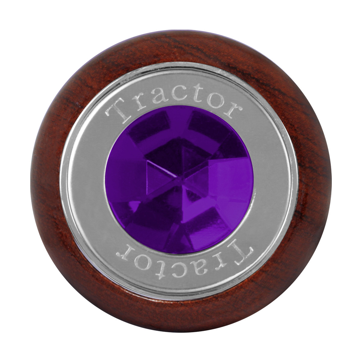 95864 Large Rosewood Knob w/ SS Tractor/Trailer Plate & Jewel - Grand ...