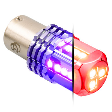 70759 1157 Dual Color LED Bulb - Red Primary - Grand General ...
