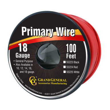 55224 100 Feet Primary Wire - Grand General Accessories LLC