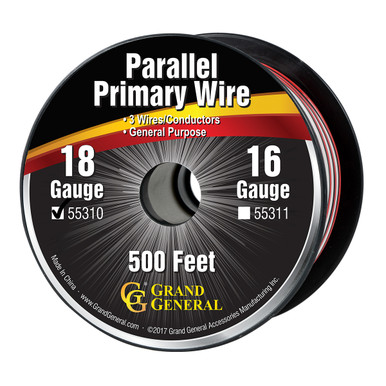 55310 3 Parallel Primary Wire Roll - Grand General Accessories LLC