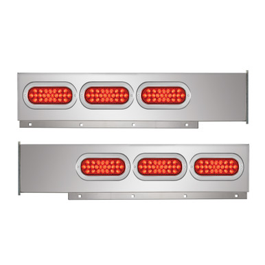 91802 2-Pc Chrome Plated Steel Light Bar - Grand General Accessories LLC