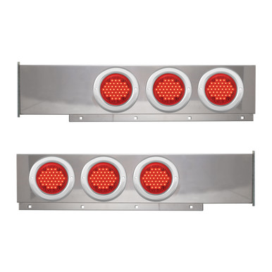 80175 2-Pc Chrome Plated Steel Light Bar - Grand General Accessories LLC