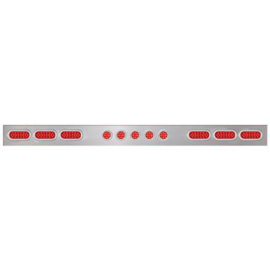 88026 1-Pc Chrome Plated Steel Light Bar - Grand General Accessories LLC