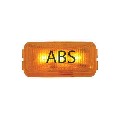 87641 Amber ABS LED Light with "ABS" Logo - Grand General Accessories LLC
