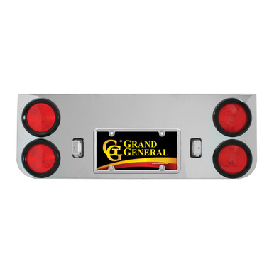 92458 Chrome Plated Steel Rear Center Light Panel - Grand General ...