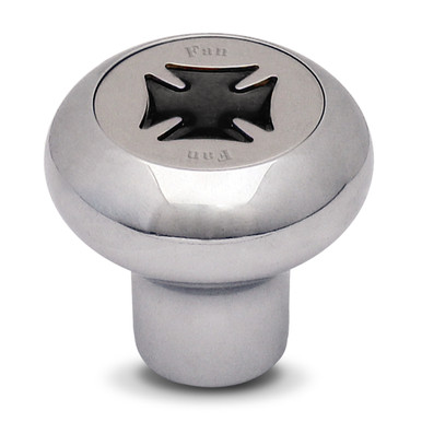 95500 Iron Cross Chrome Dashboard Knob in Assorted Colors - Grand ...