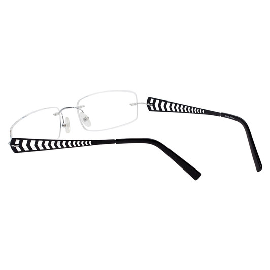 Calabria New 2945r Monocle Designer Reading Glasses With Chain Necklace