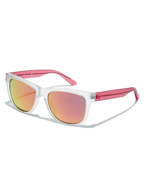 Guess Designer Sunglasses GG1127-26U Matte Crystal Clear/Pink Red ...