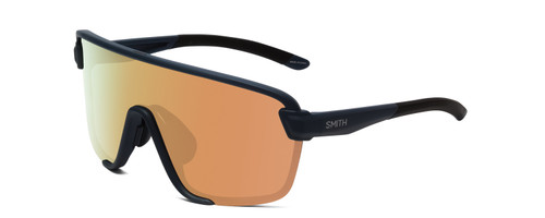 Smith Bobcat Semi-Rimless Sunglasses French Navy Blue/CP Rose Gold ...