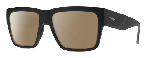 Smith Optic Lineup Unisex Square Polarized Sunglasses Matte Black 58mm ...