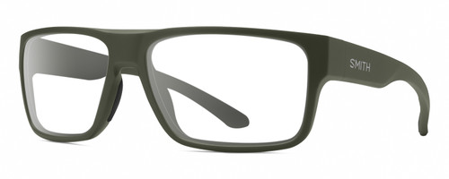 Smith Soundtrack Unisex Rectangle Prescription Glasses in Moss Green 61 ...