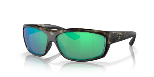 Costa Del Mar Salt Break Sunglass Brown Wetland/Polarized Green Mirror ...