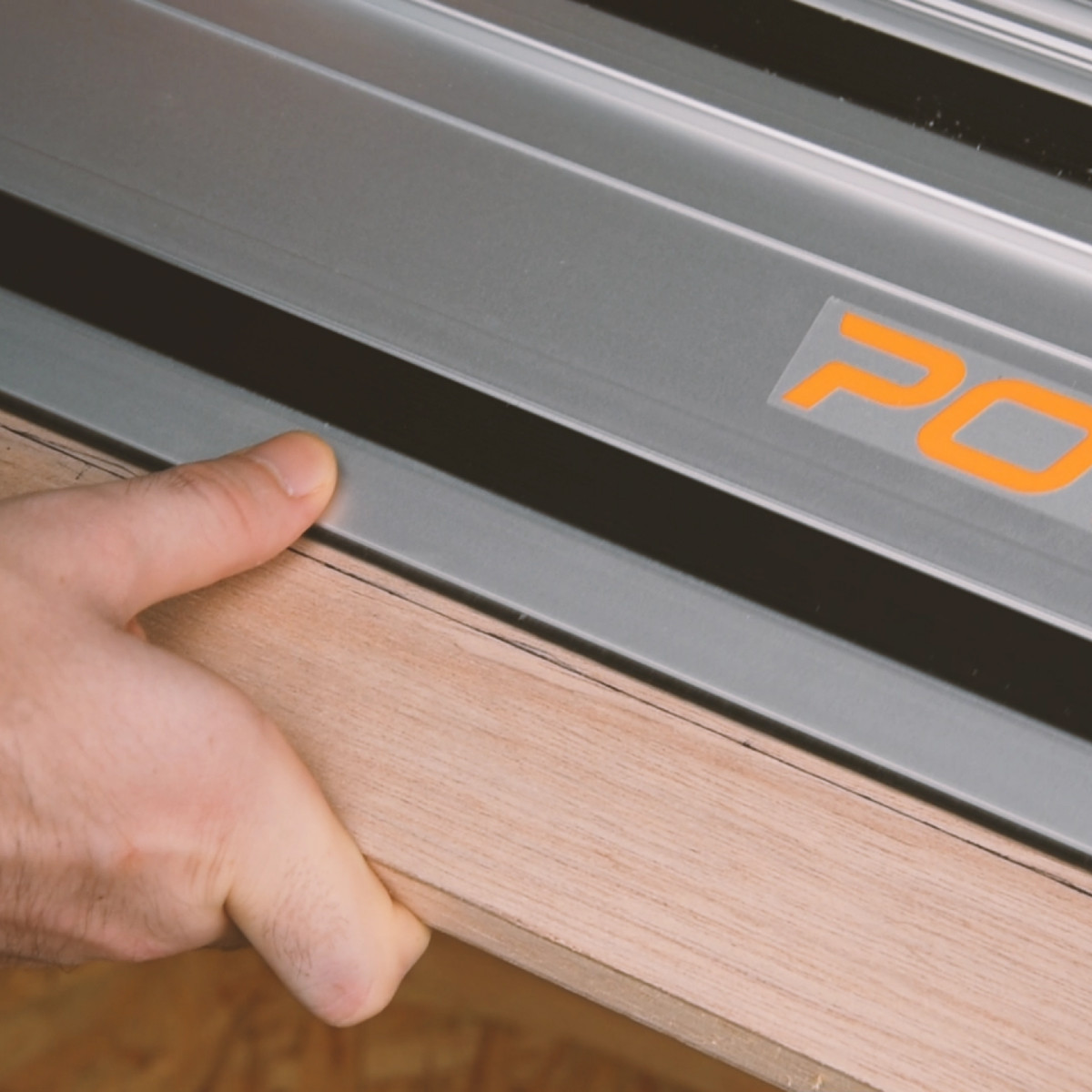 POWERTEC 55 inch Track Saw Guide Rail for Makita or Festool Track Saws