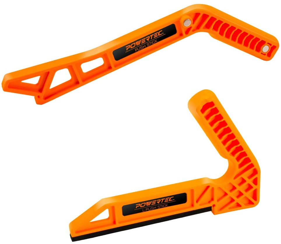 Push Block & Stick Woodwork Safety - POWERTEC Woodworking Safety ...