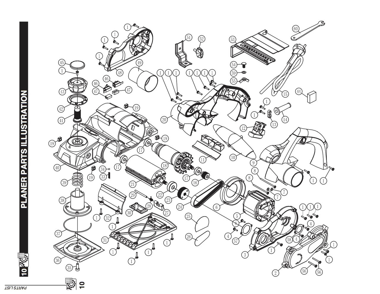 Parts for powertec tools