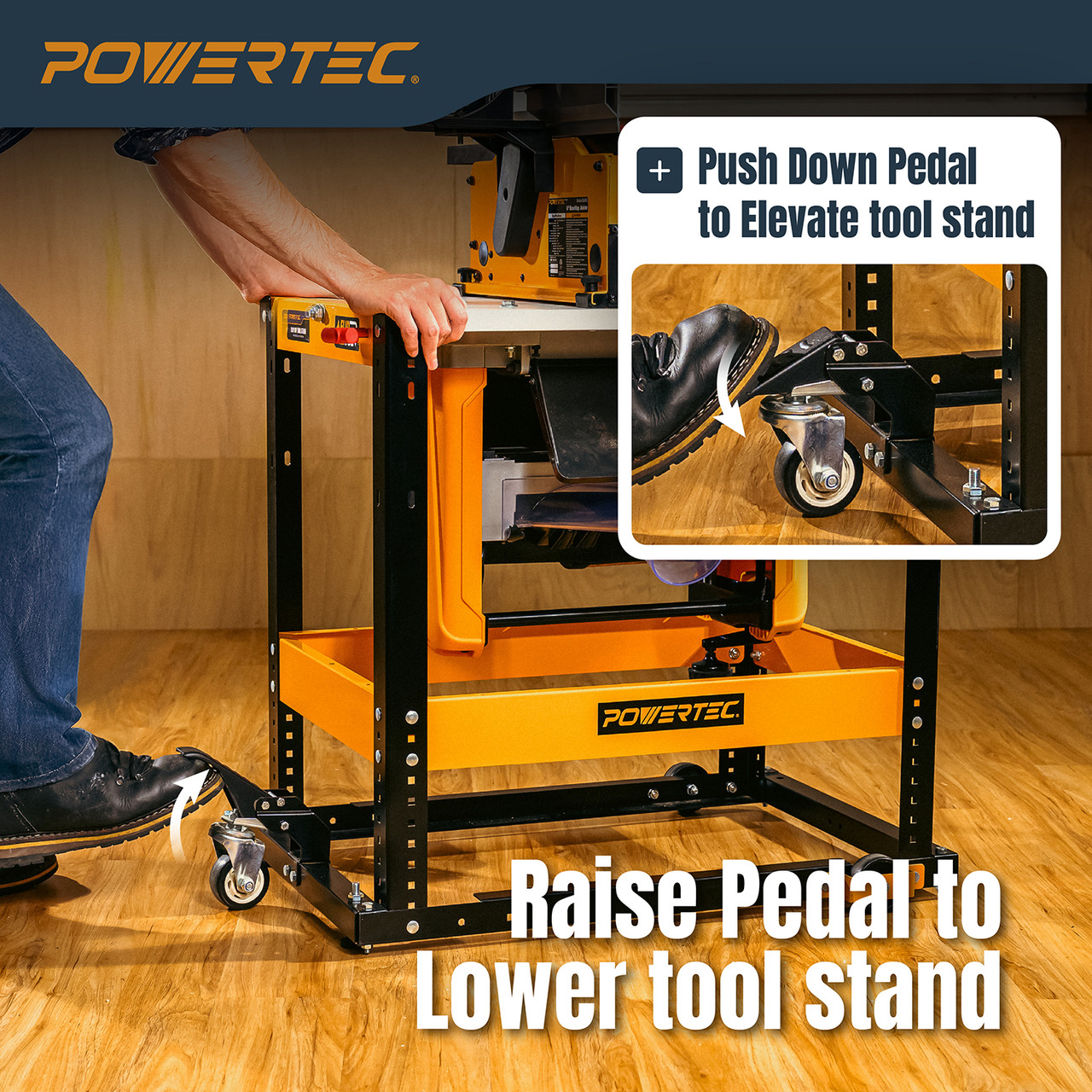 UT1012 Flip Top Tool Stand with Caster Wheels