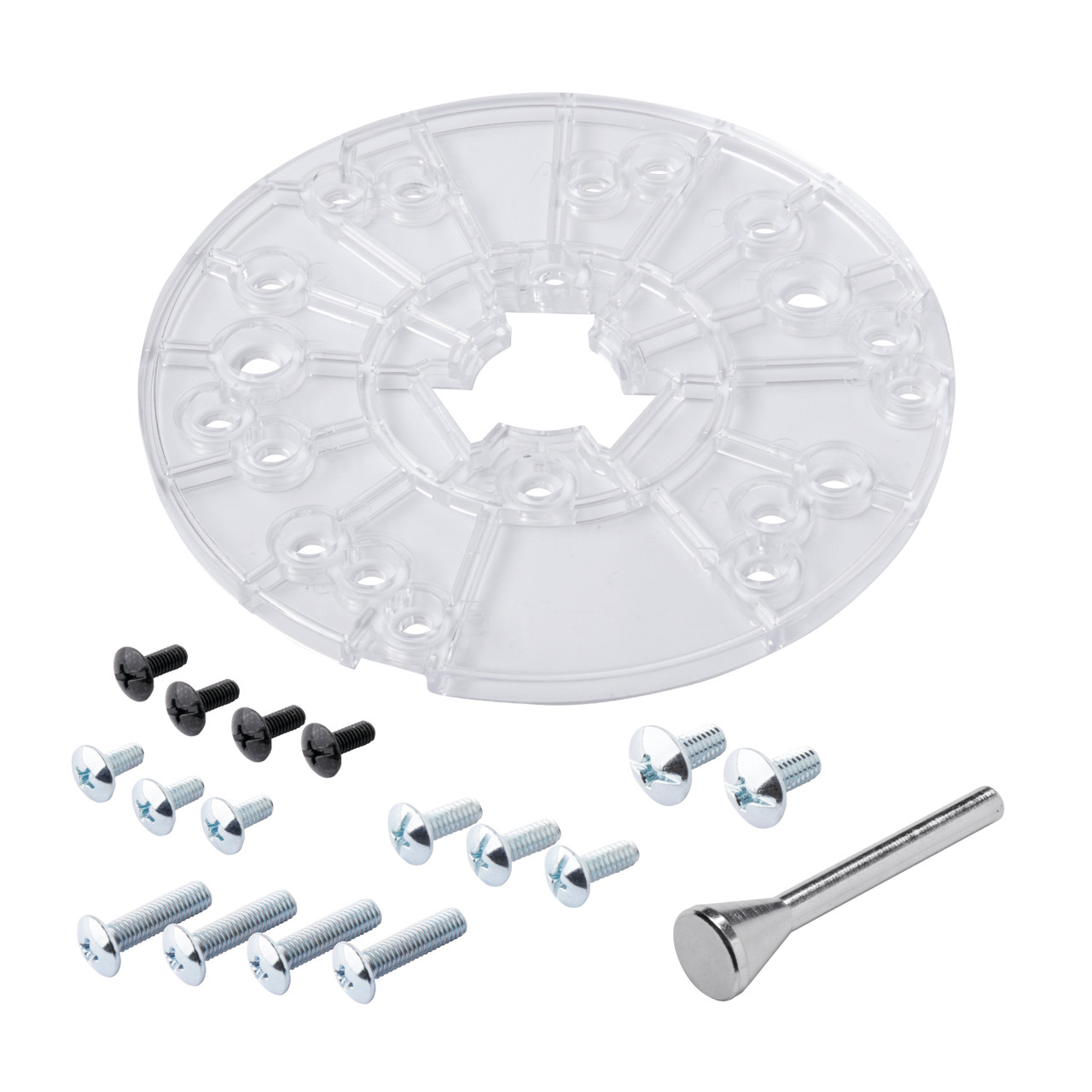 71833 Router Base Plate Centering Pin and Cone Set with 1/2" and 1/4 ...