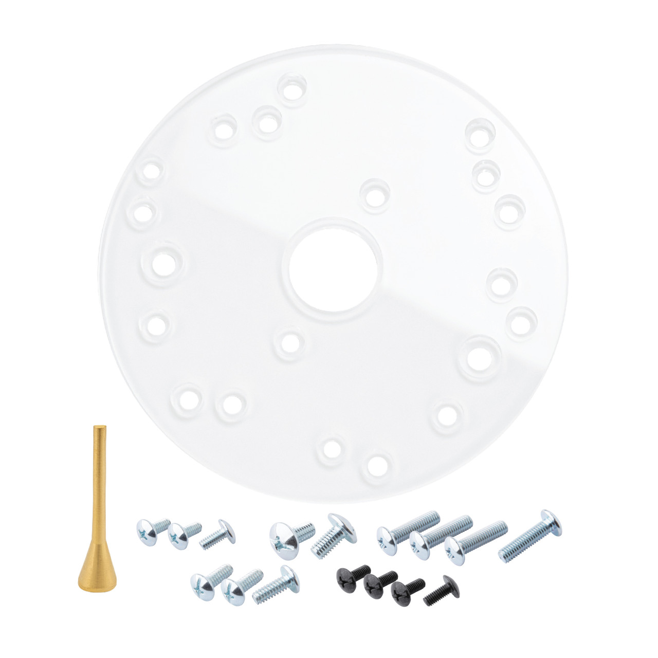 71833 Router Base Plate Centering Pin and Cone Set with 1/2" and 1/4 ...