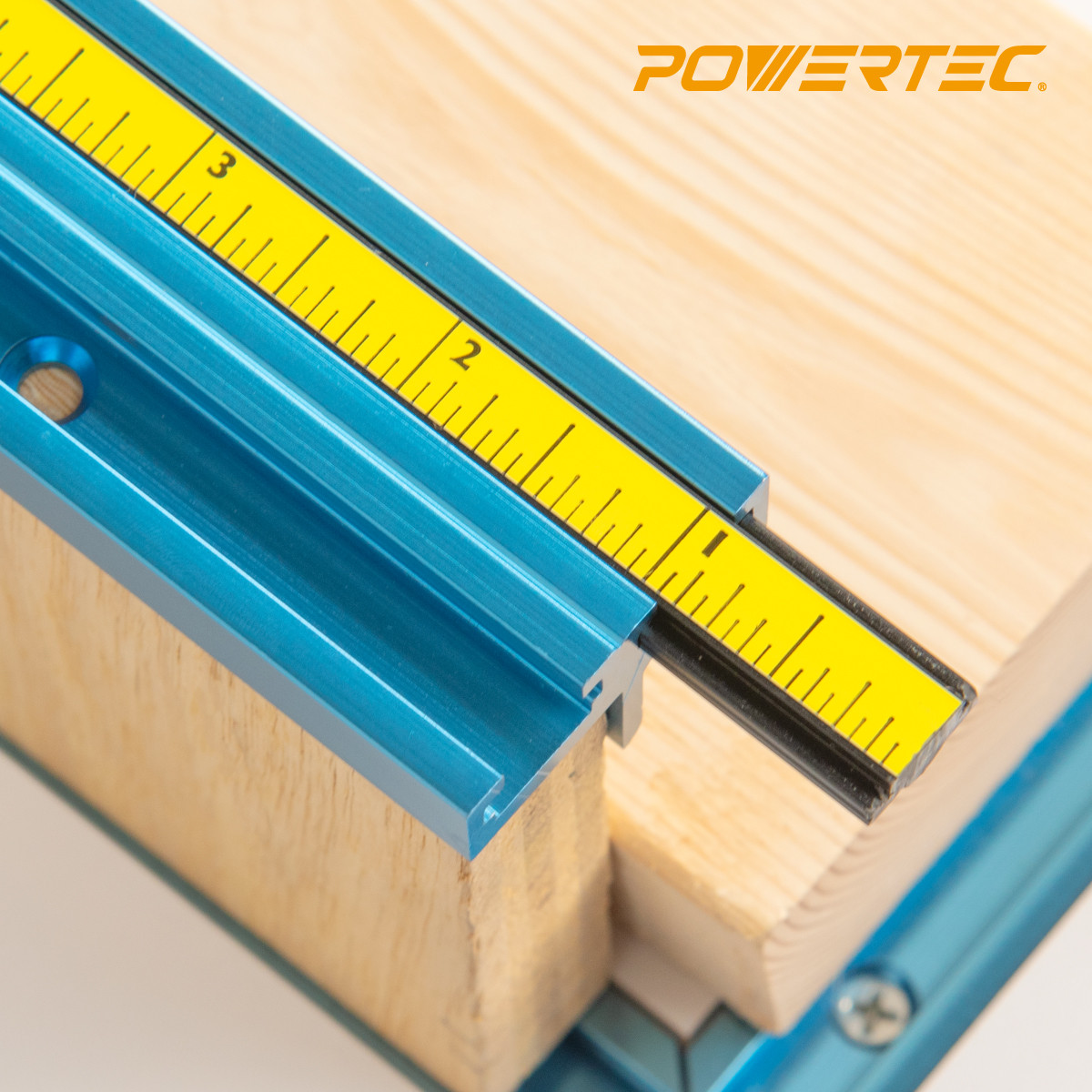 Self-Adhering Tape Measure (48" x 5/16" x 1/128"), 2 ways - POWERTEC
